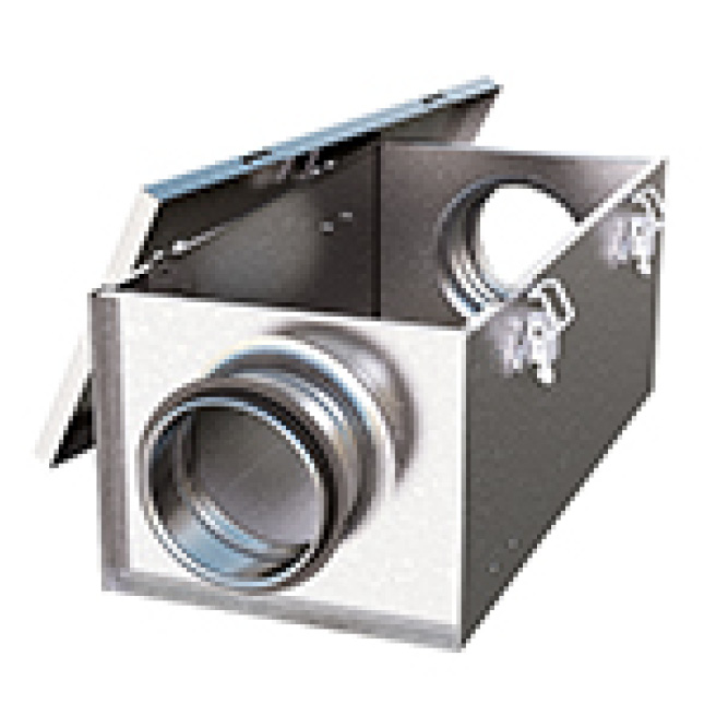 Filterbox FLF 100 mm | Gegalvaniseerd plaatstaal | Östberg